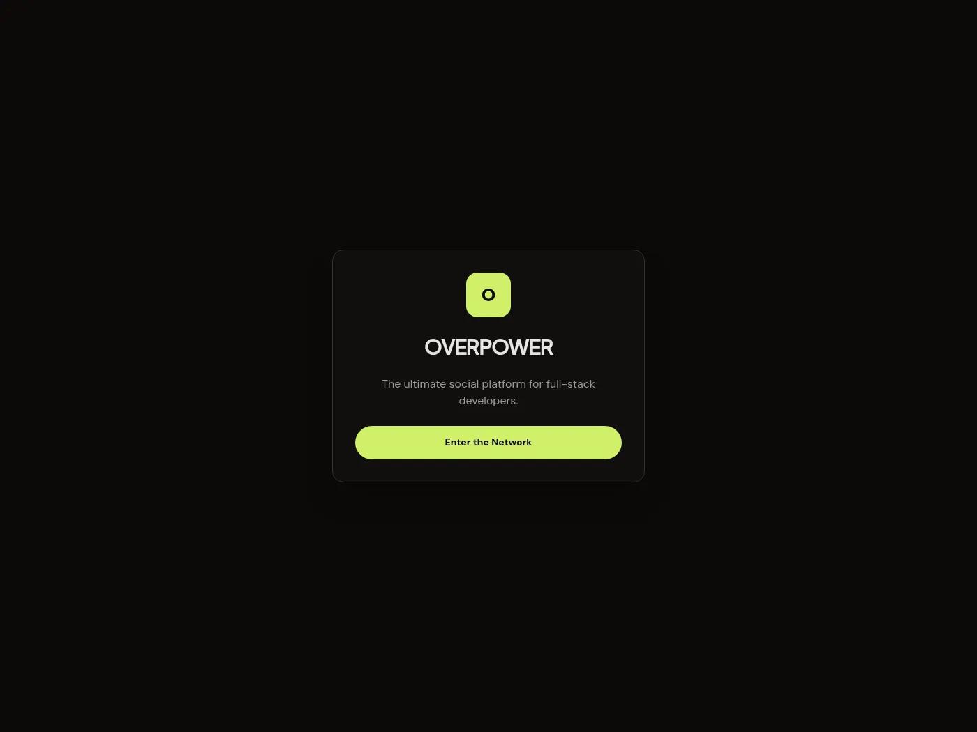 Overpower Developer Network