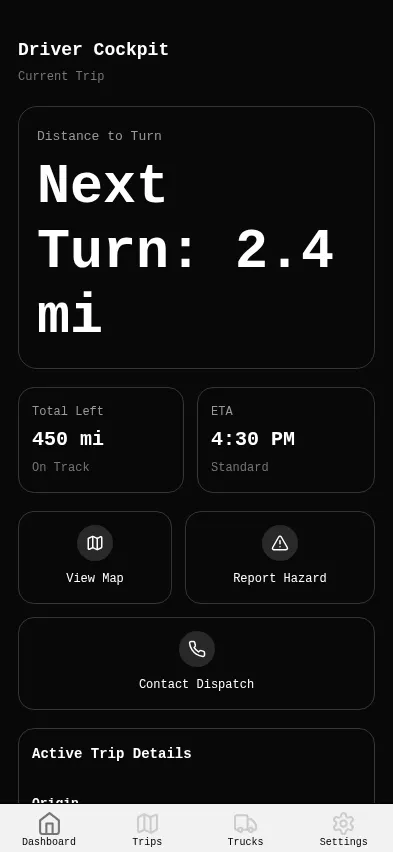 Oversize Route Navigator