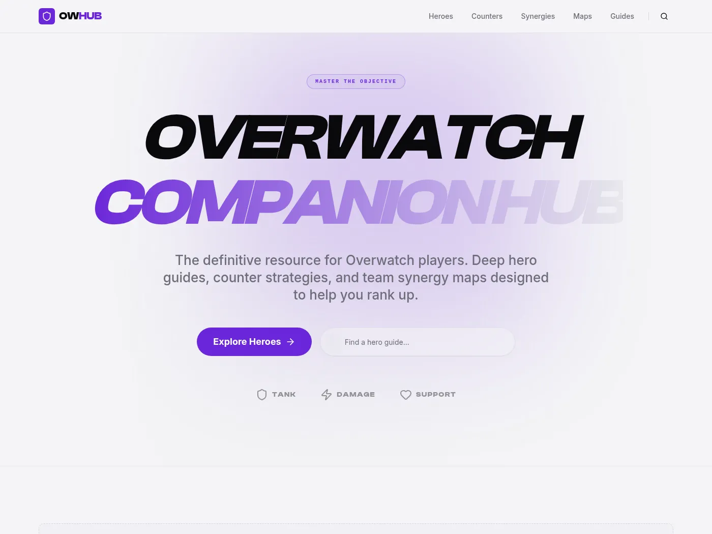 Overwatch Companion Hub