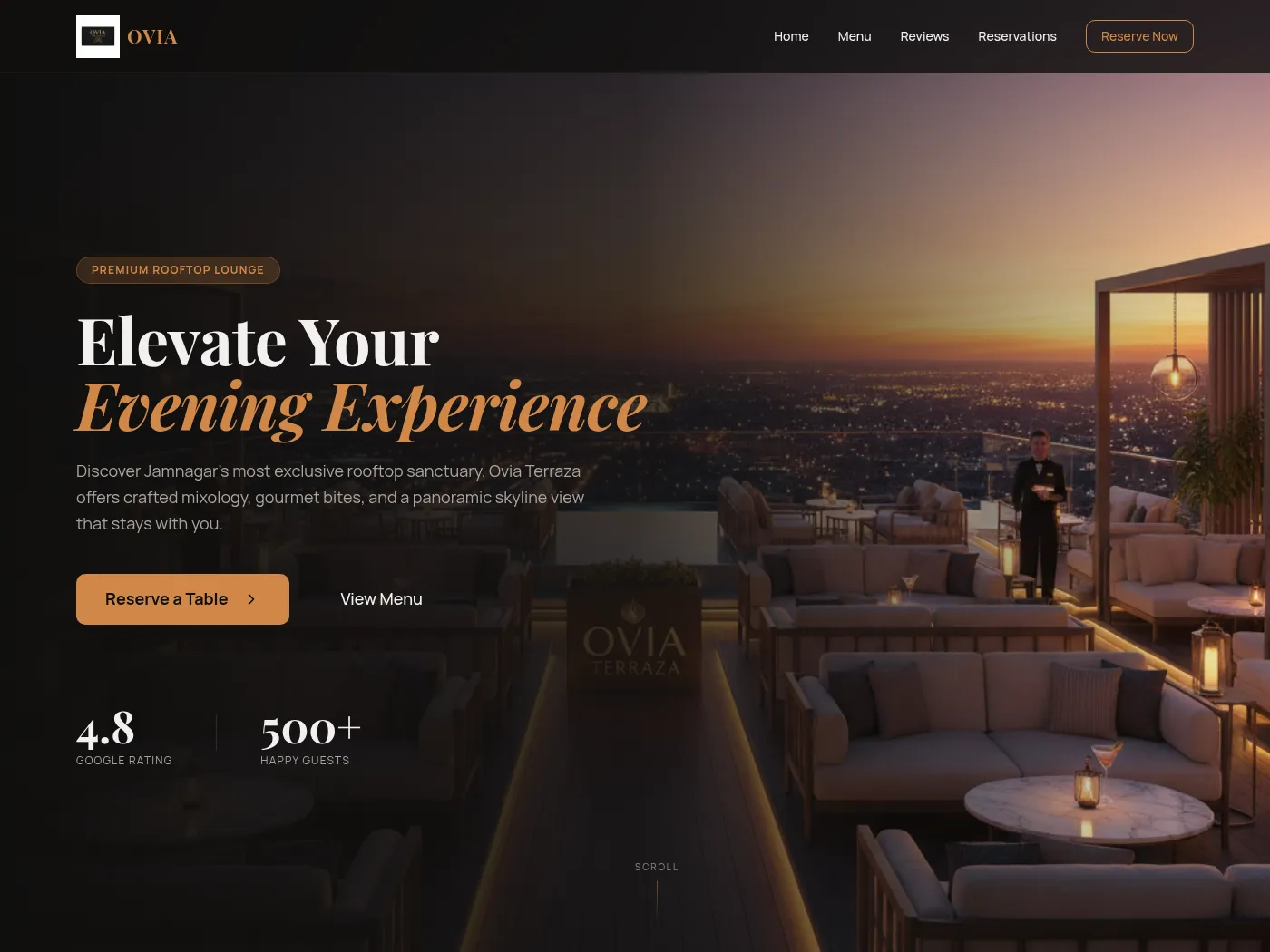Ovia Terraza 3D Landing