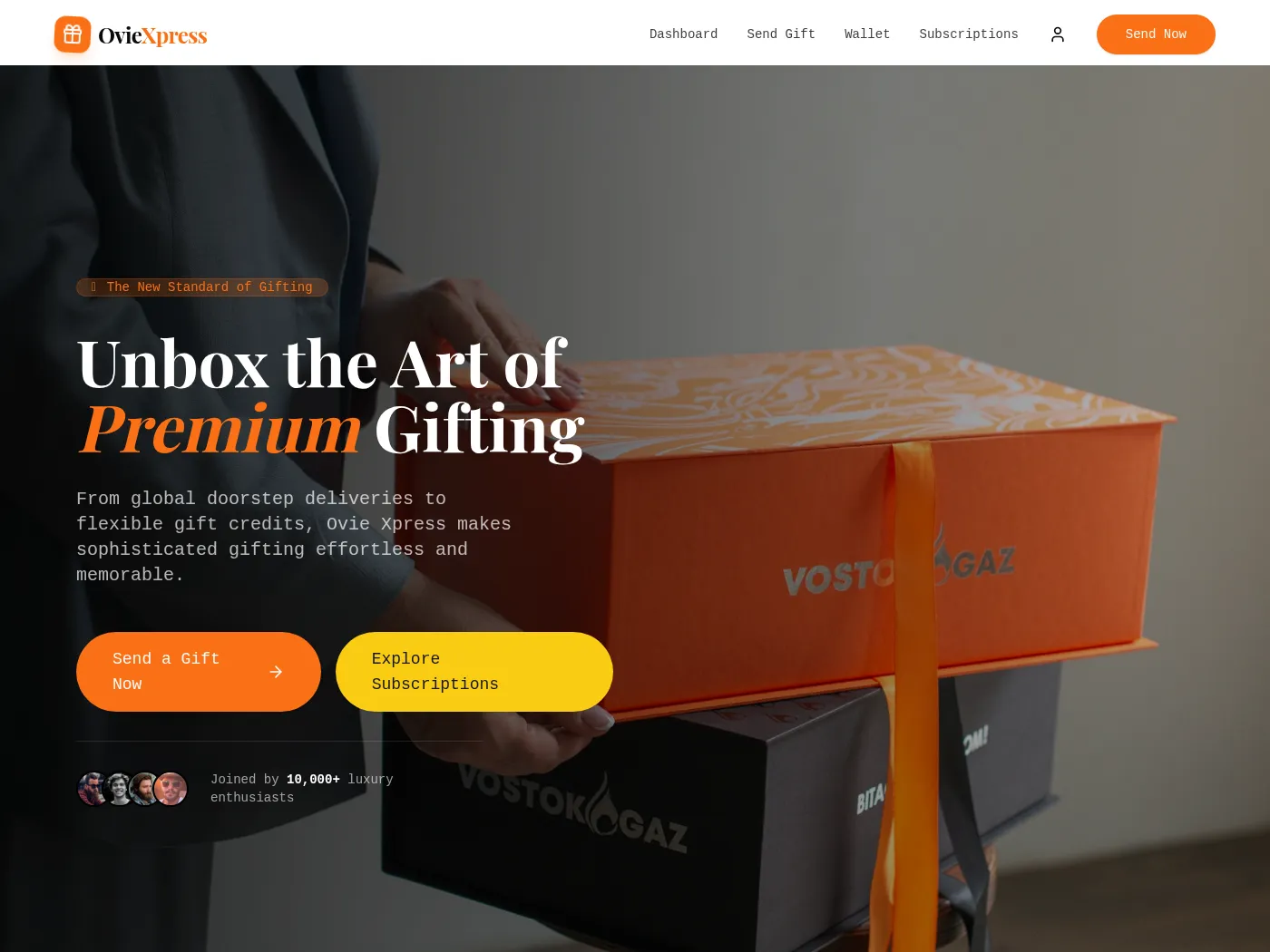 Ovie Xpress Web Platform