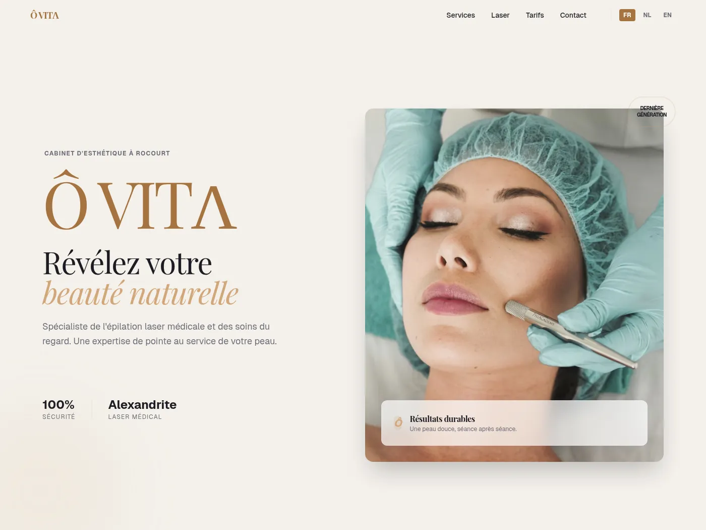 Ovita Website Redesign