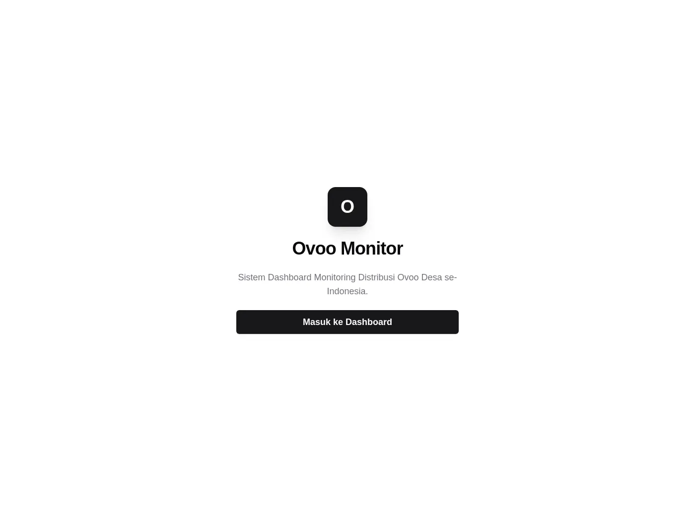 Ovoo Desa Monitoring Dashboard