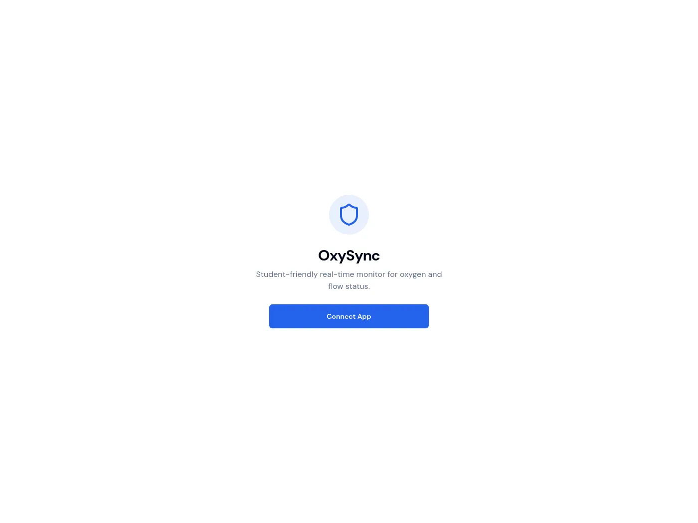 OxySync Web App