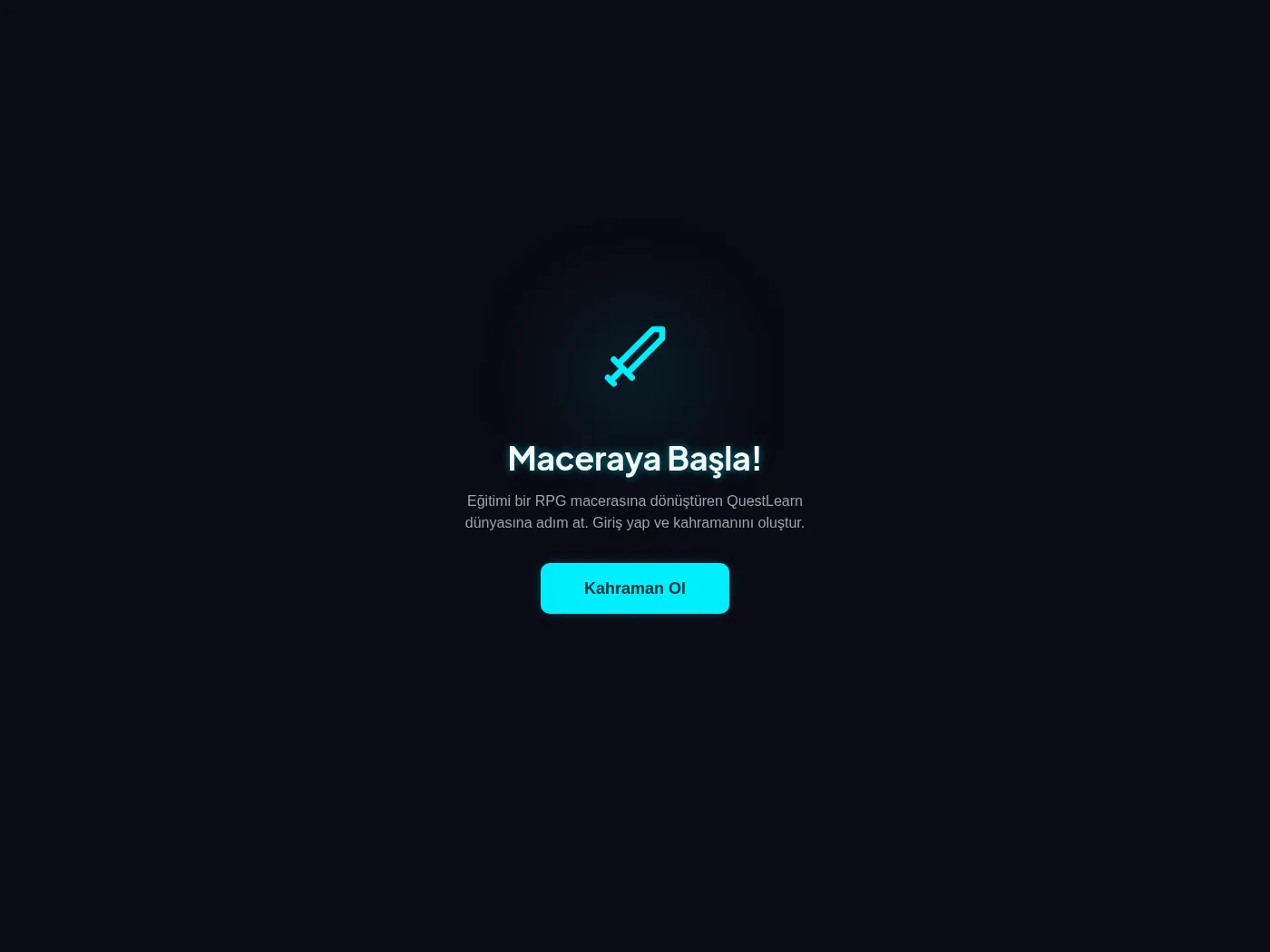 Oyunlu Eğitim Uygulaması