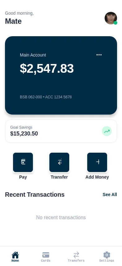 OzBank App Suite