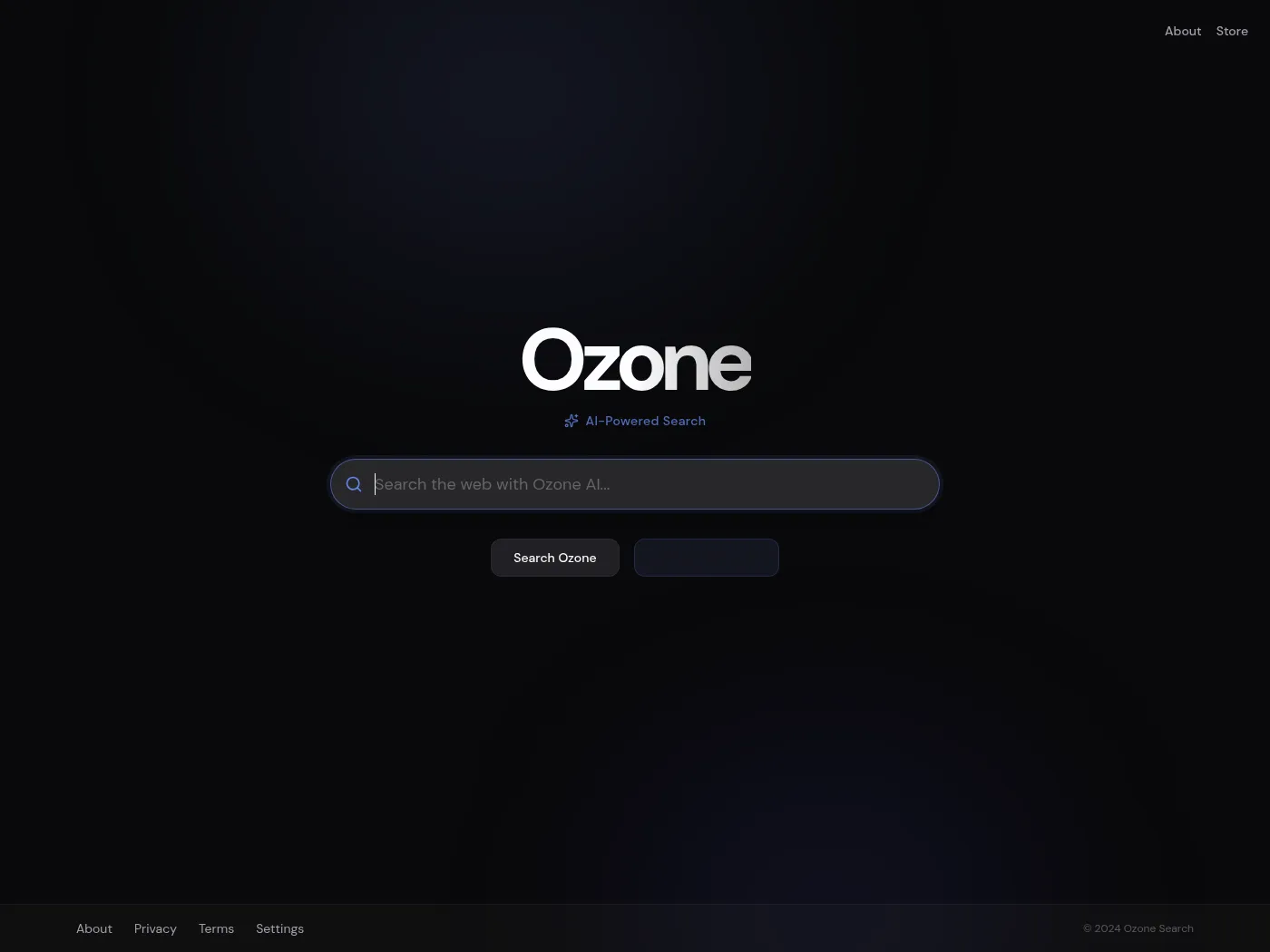 Ozone AI Search Engine