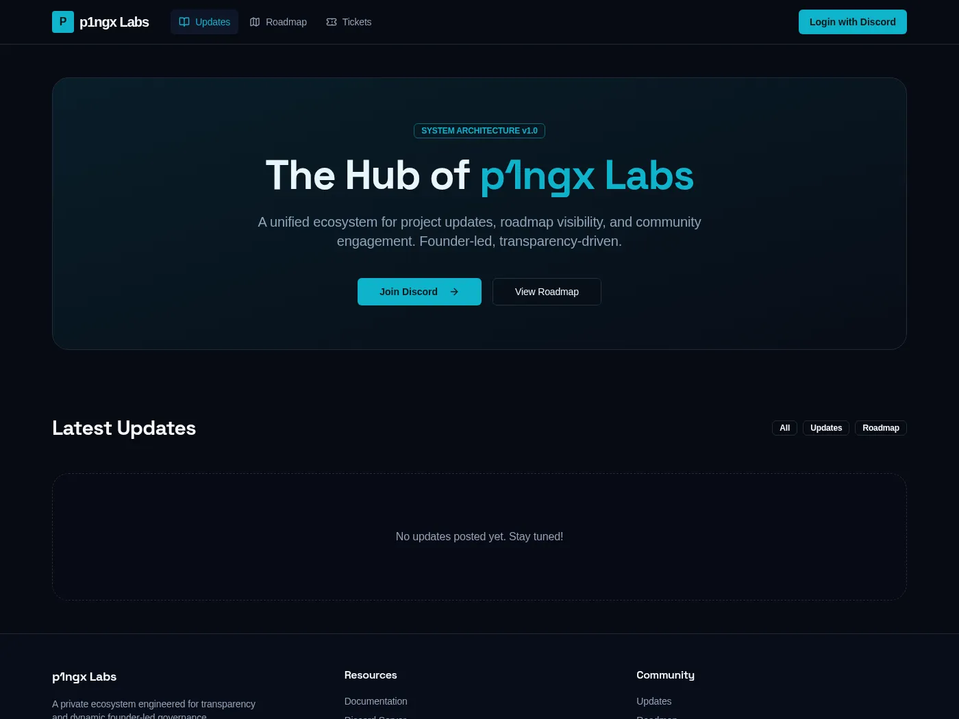 p1ngx Labs Ecosystem