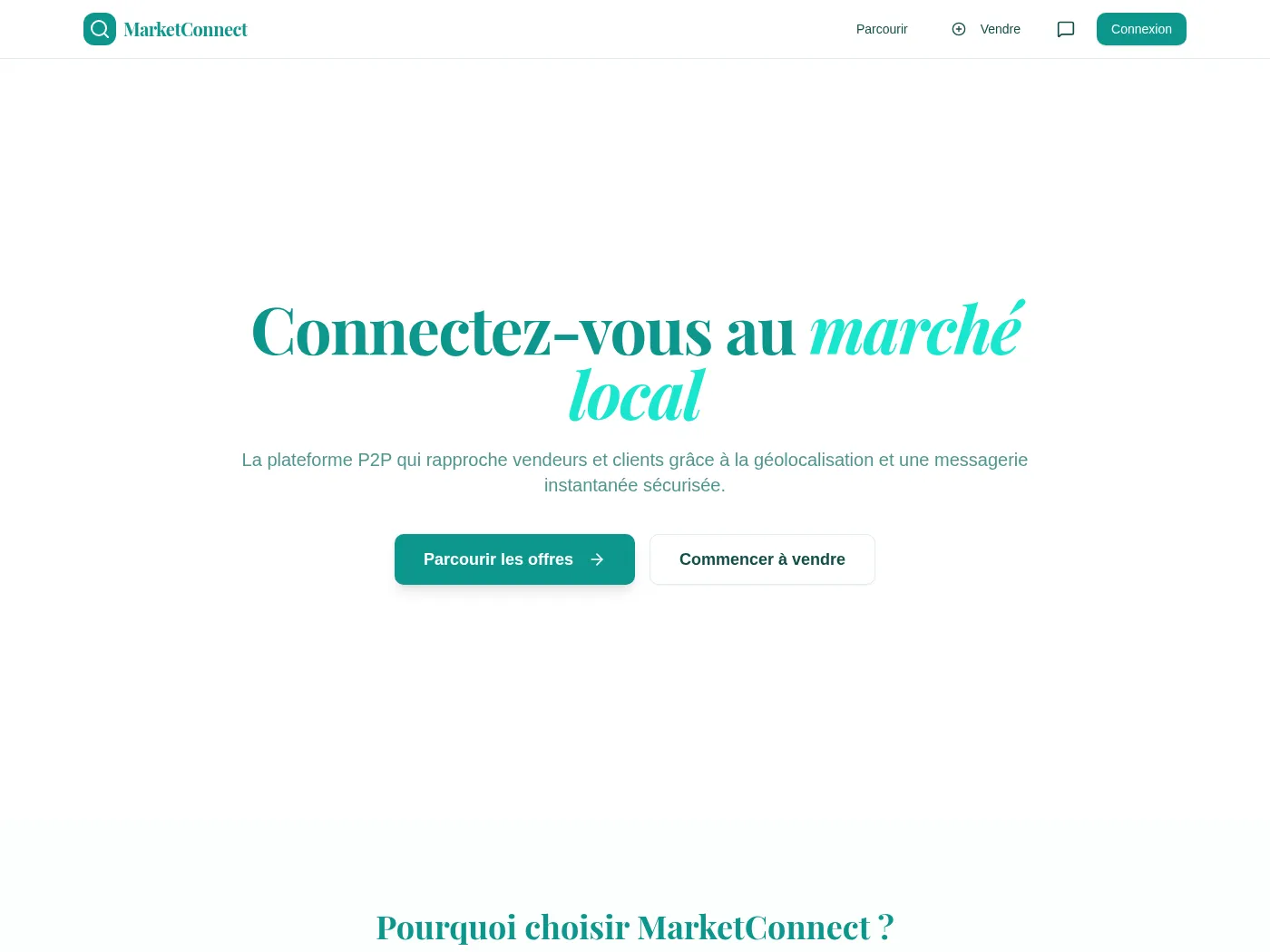 P2P Market Connect
