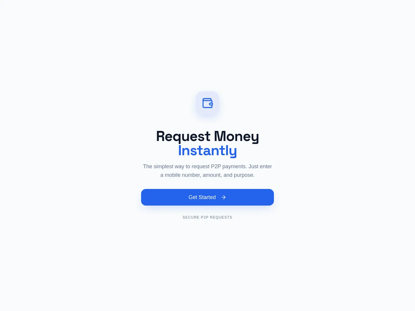 P2P Payment Requester