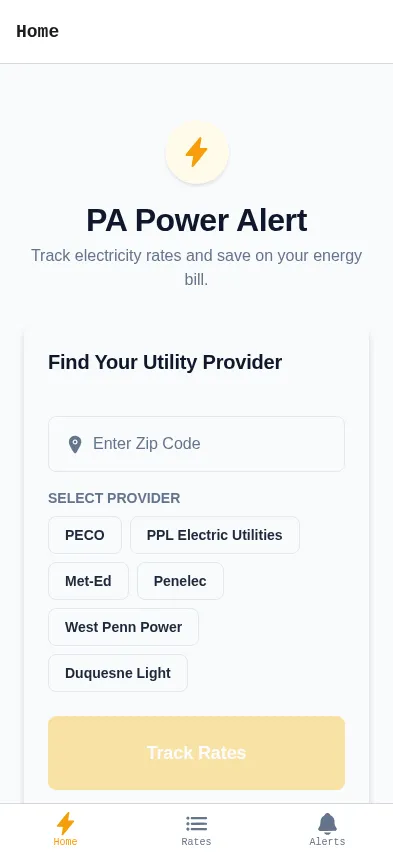 PA Power Alert