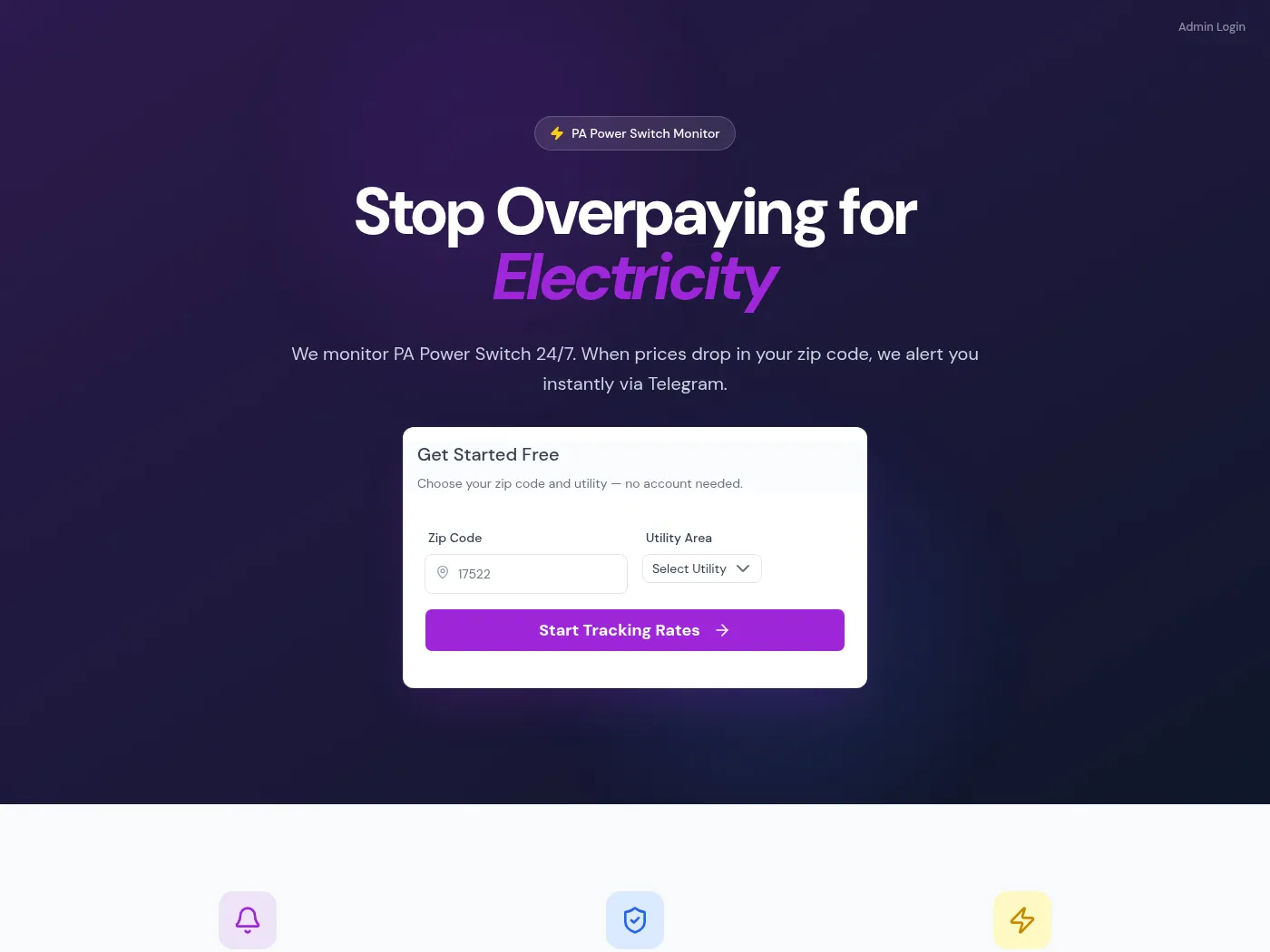 Power Rate Alert Bot