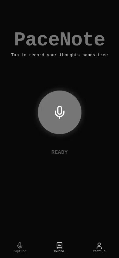PaceNote Voice Companion