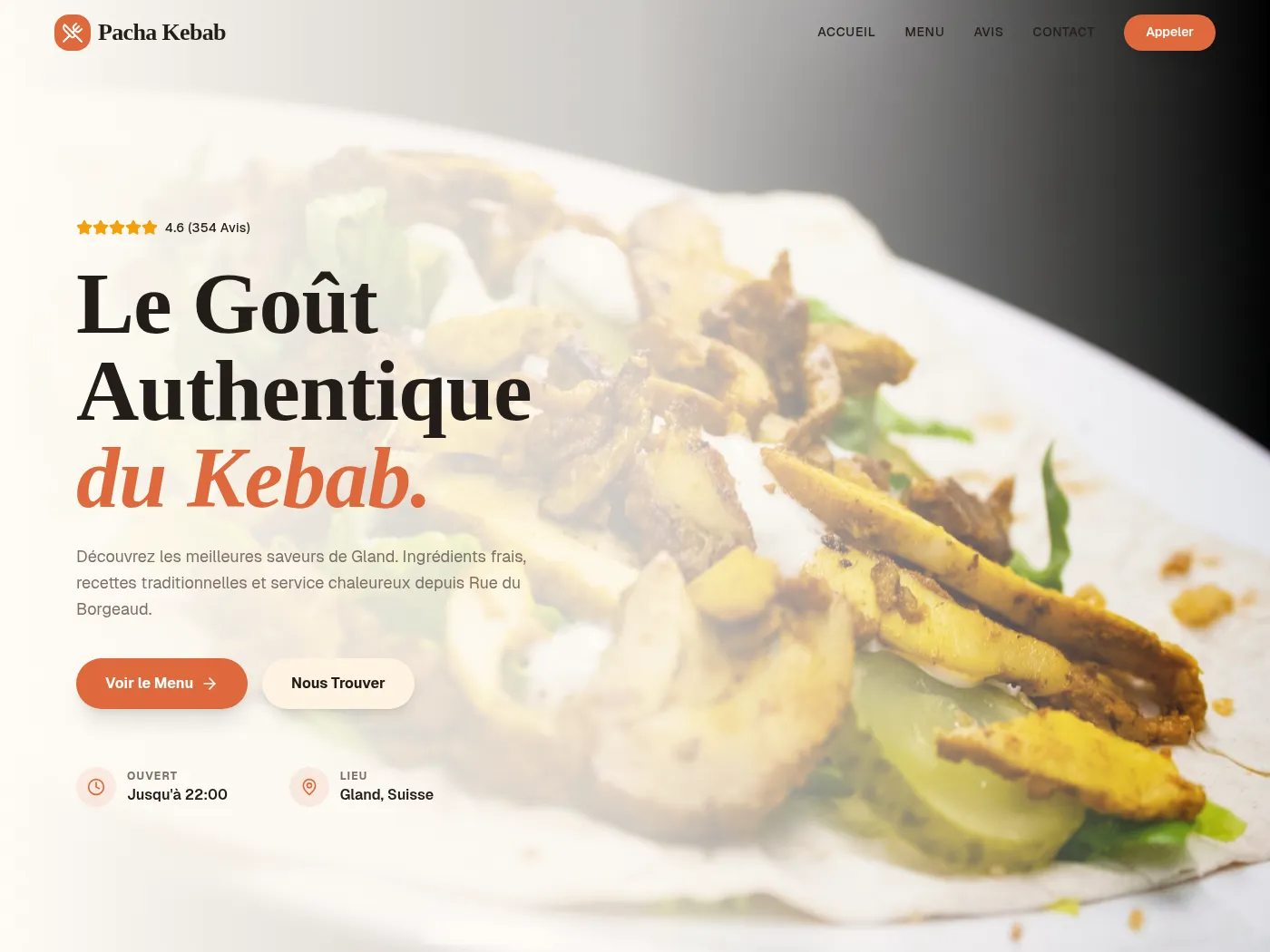 Pacha Kebab Website