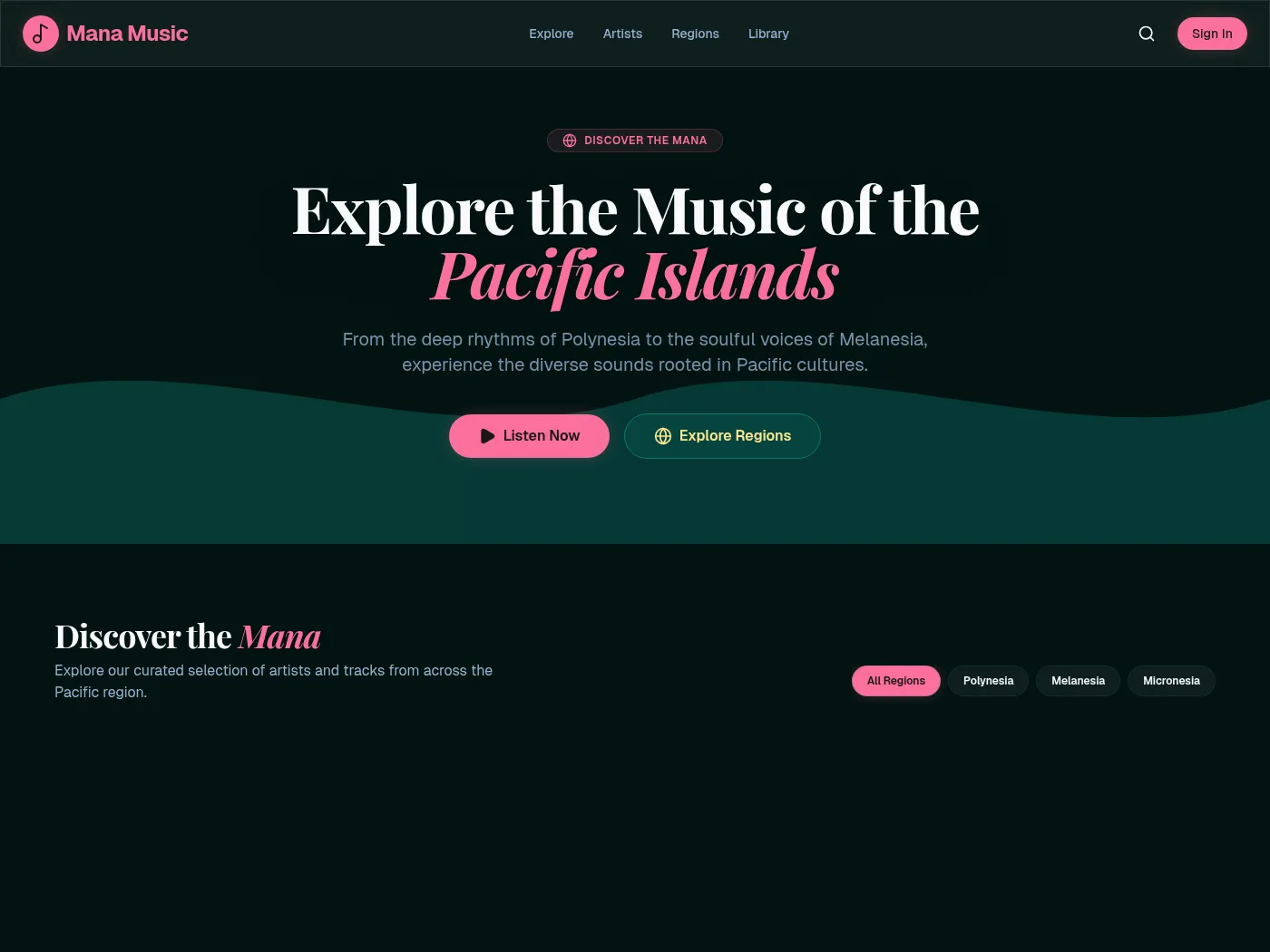 Pacific Music Finder