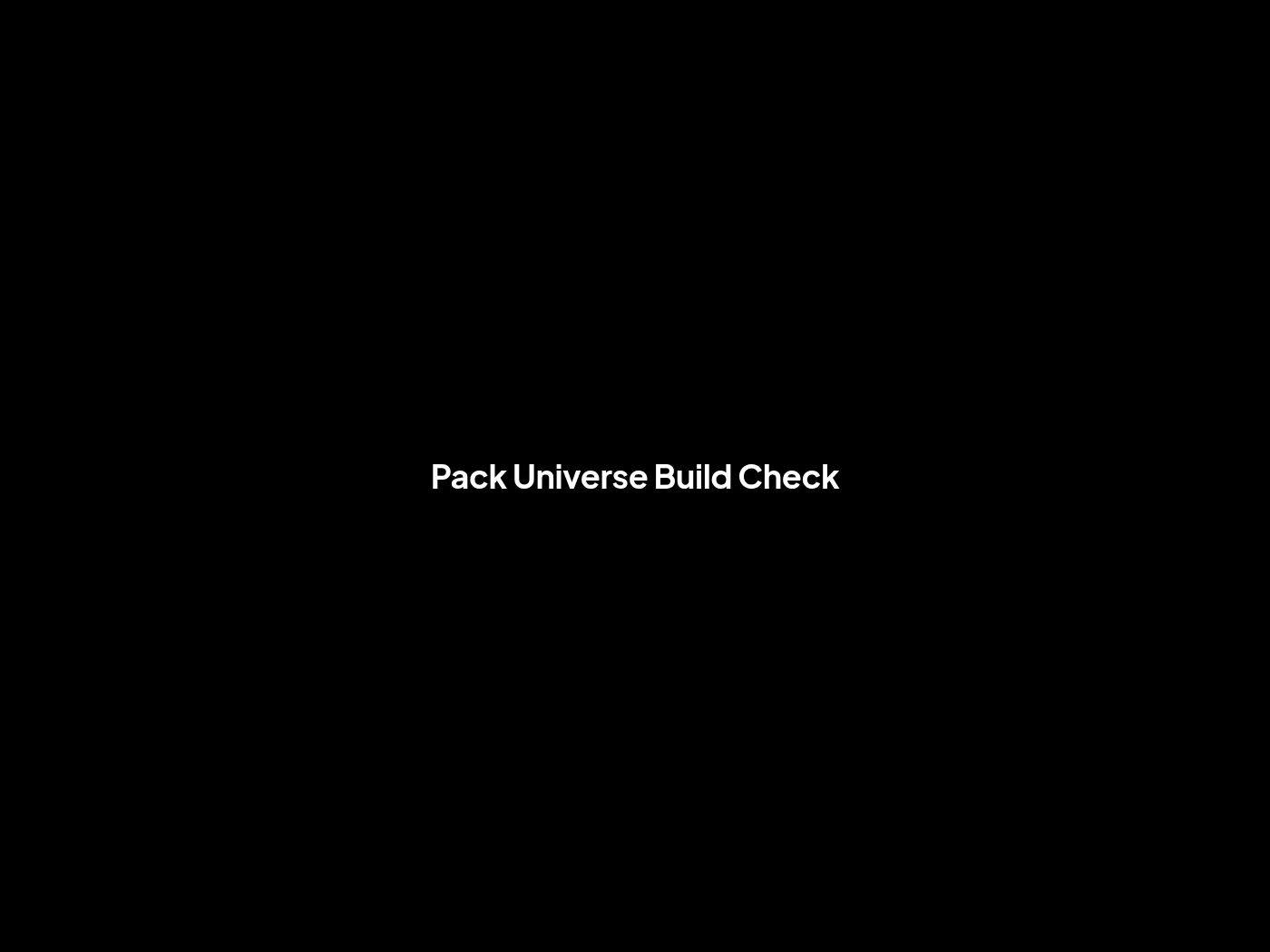 Pack Universe B2B Site