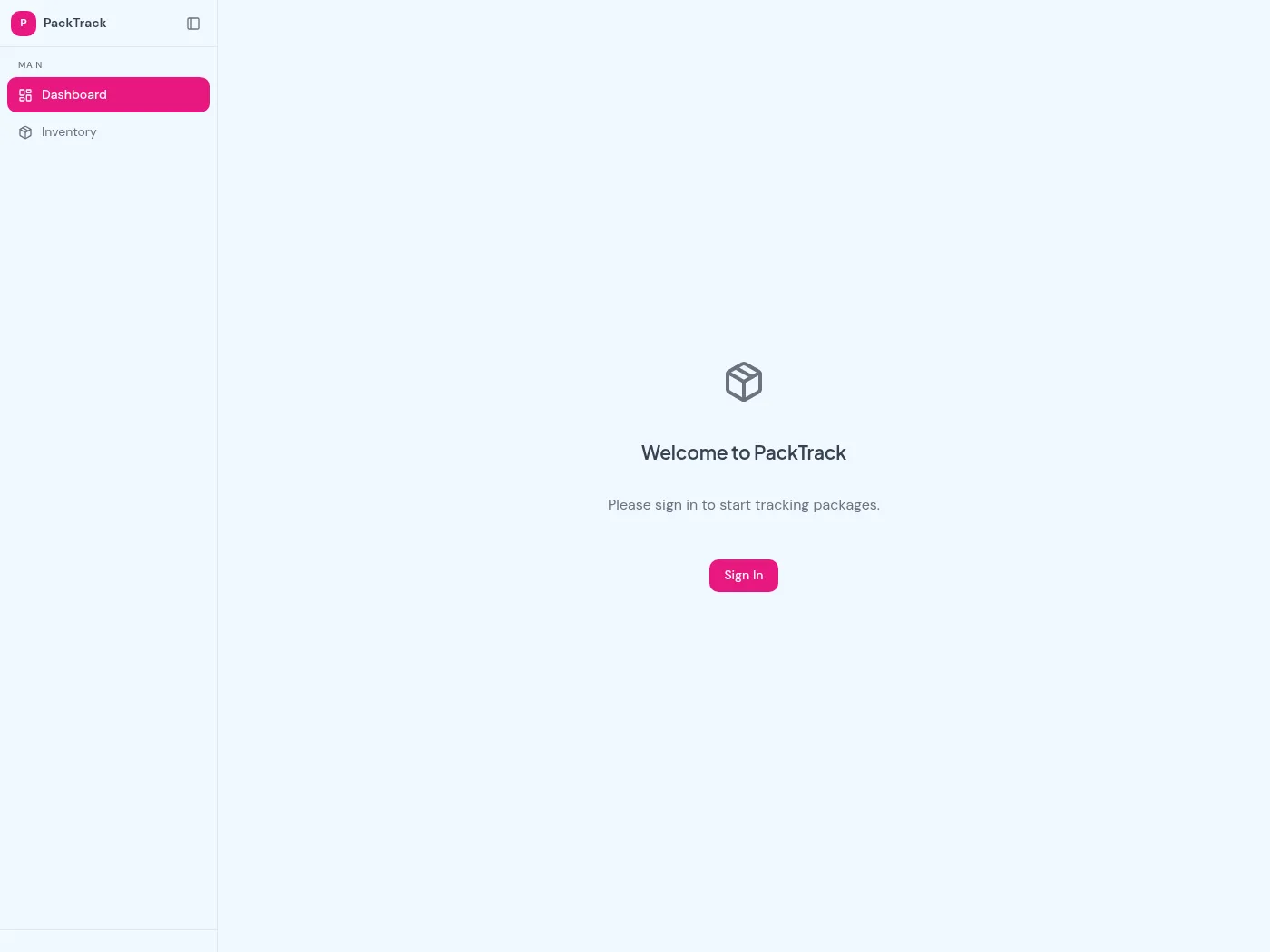Package Locator App