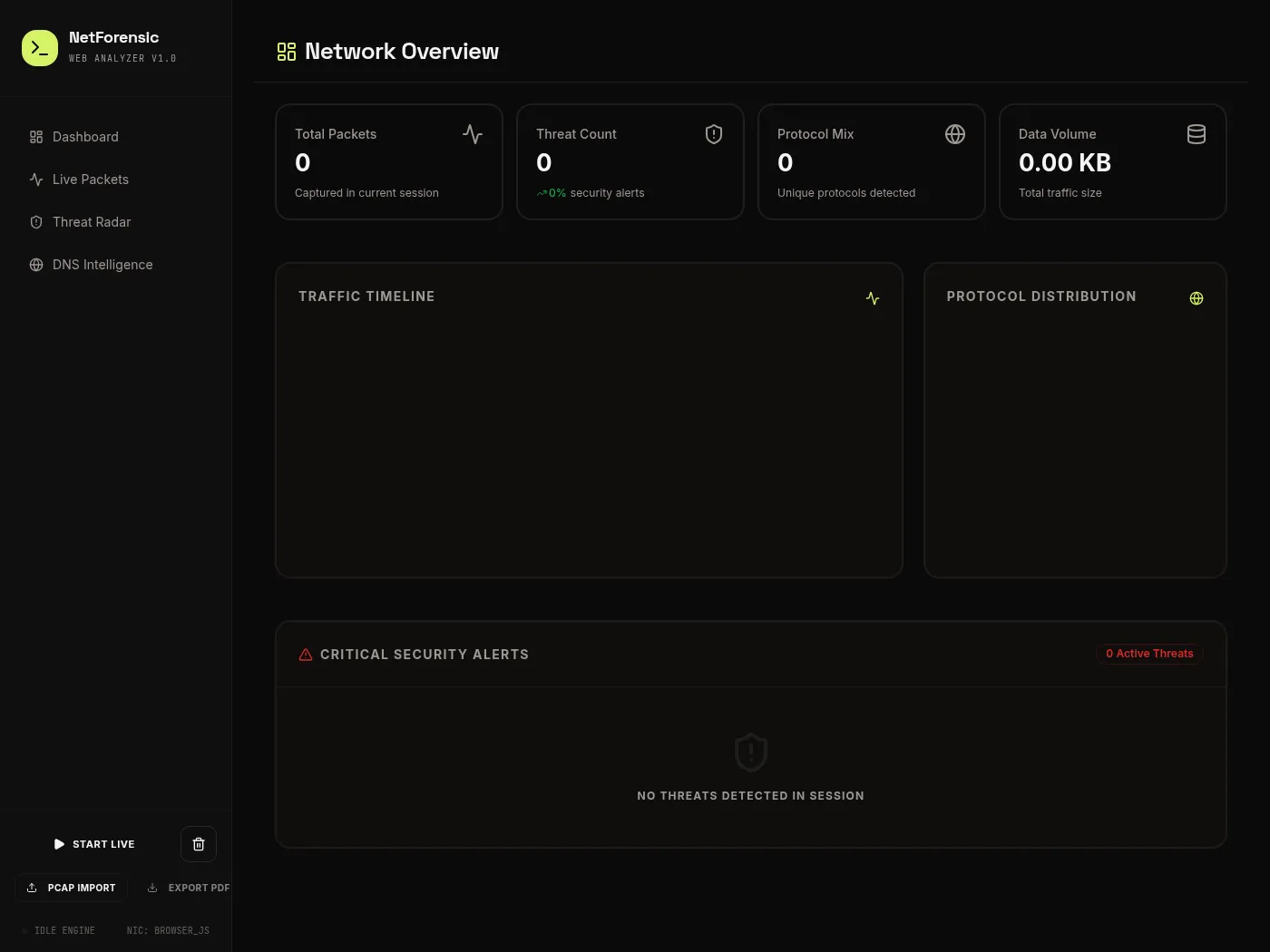 PacketCap Web Tool