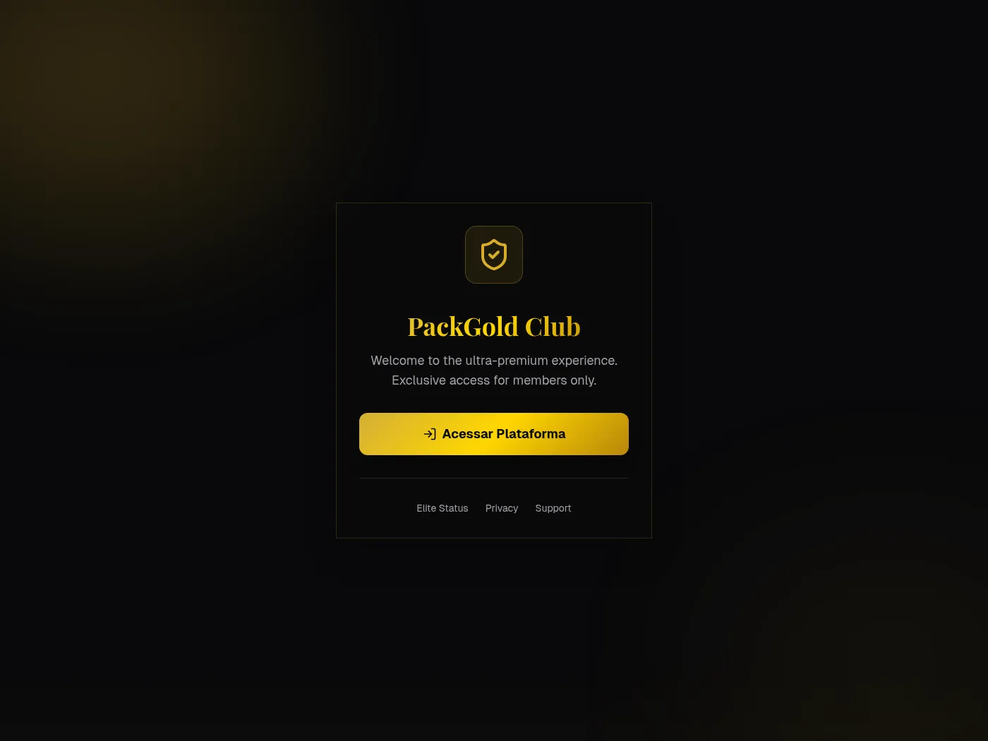 PackGold Club Platform