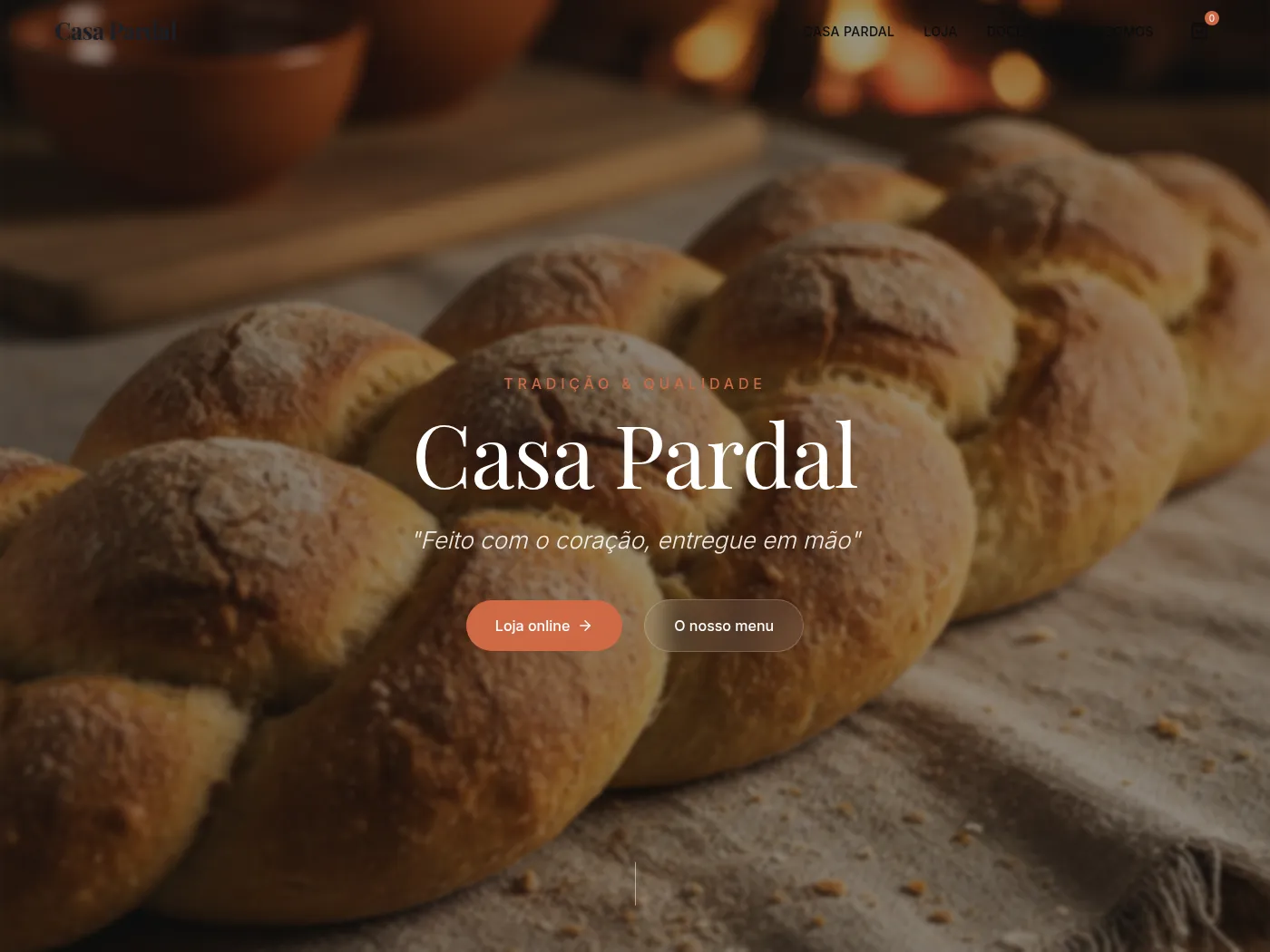 Padaria Pardal Website
