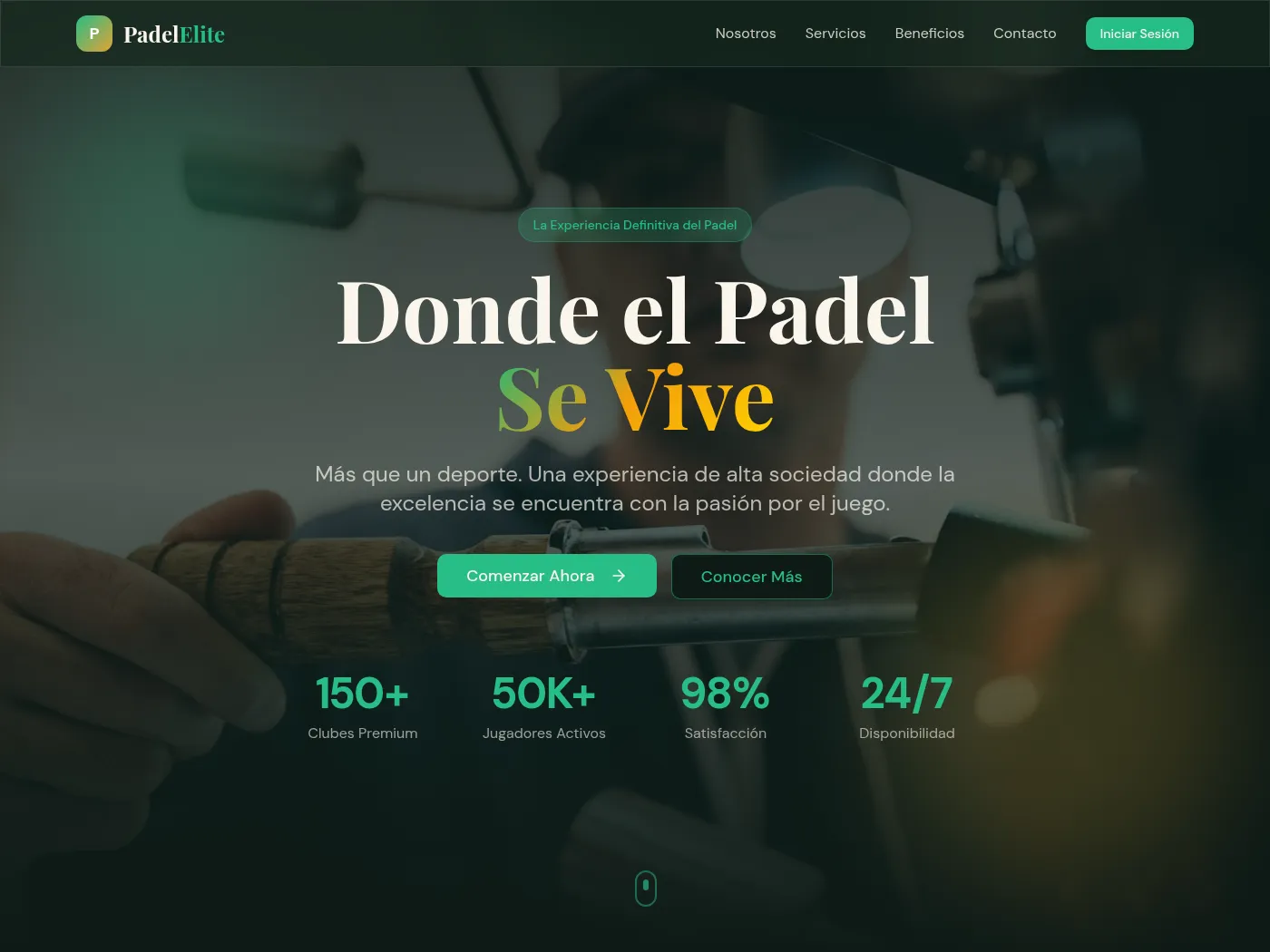 Padel Elite Dashboard