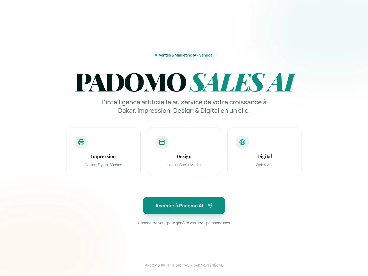 Padomo Sales AI
