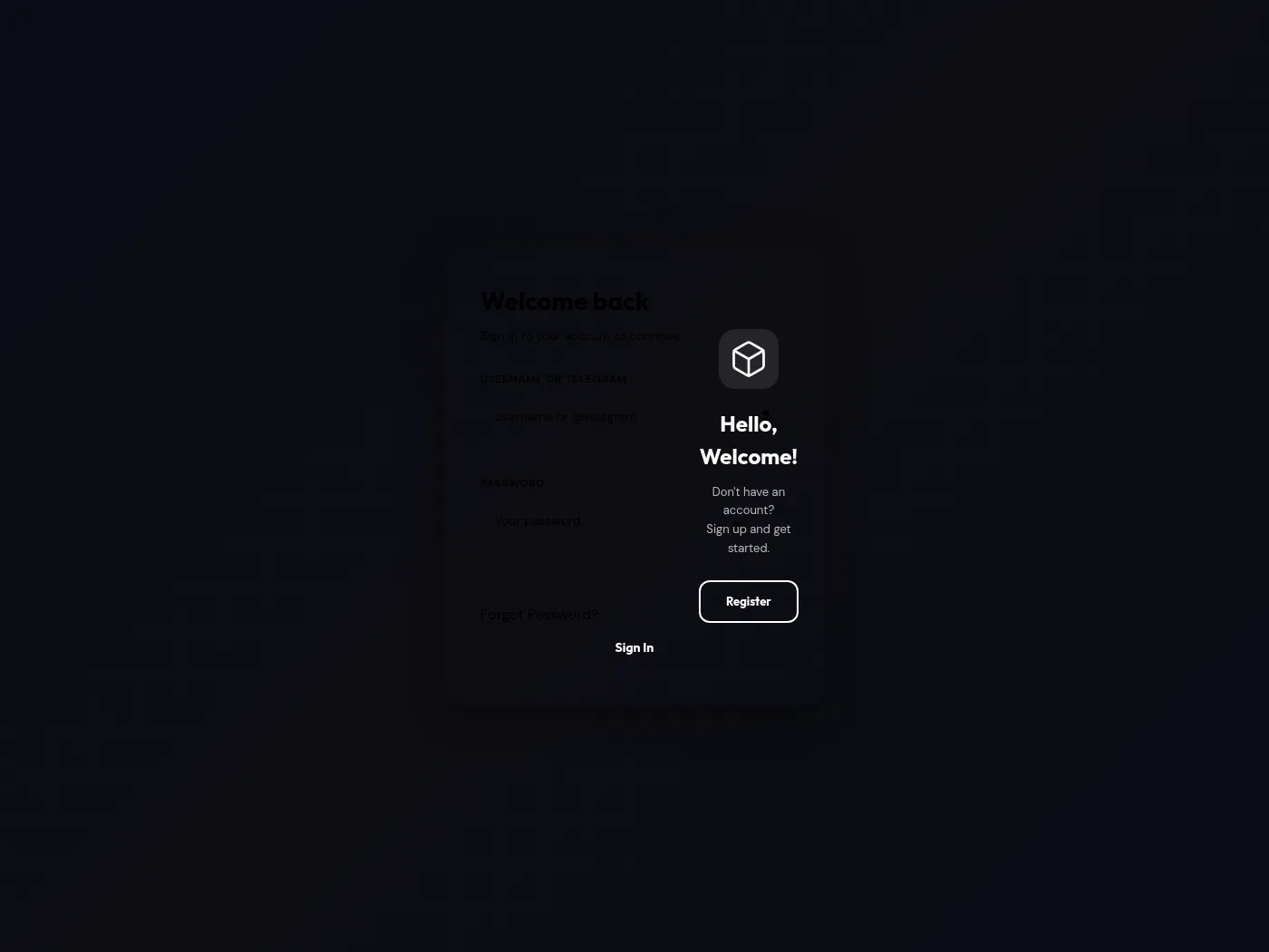 Refine & Retain Webpage