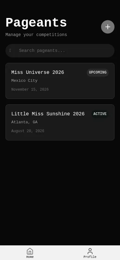 Pageant Tabulator App