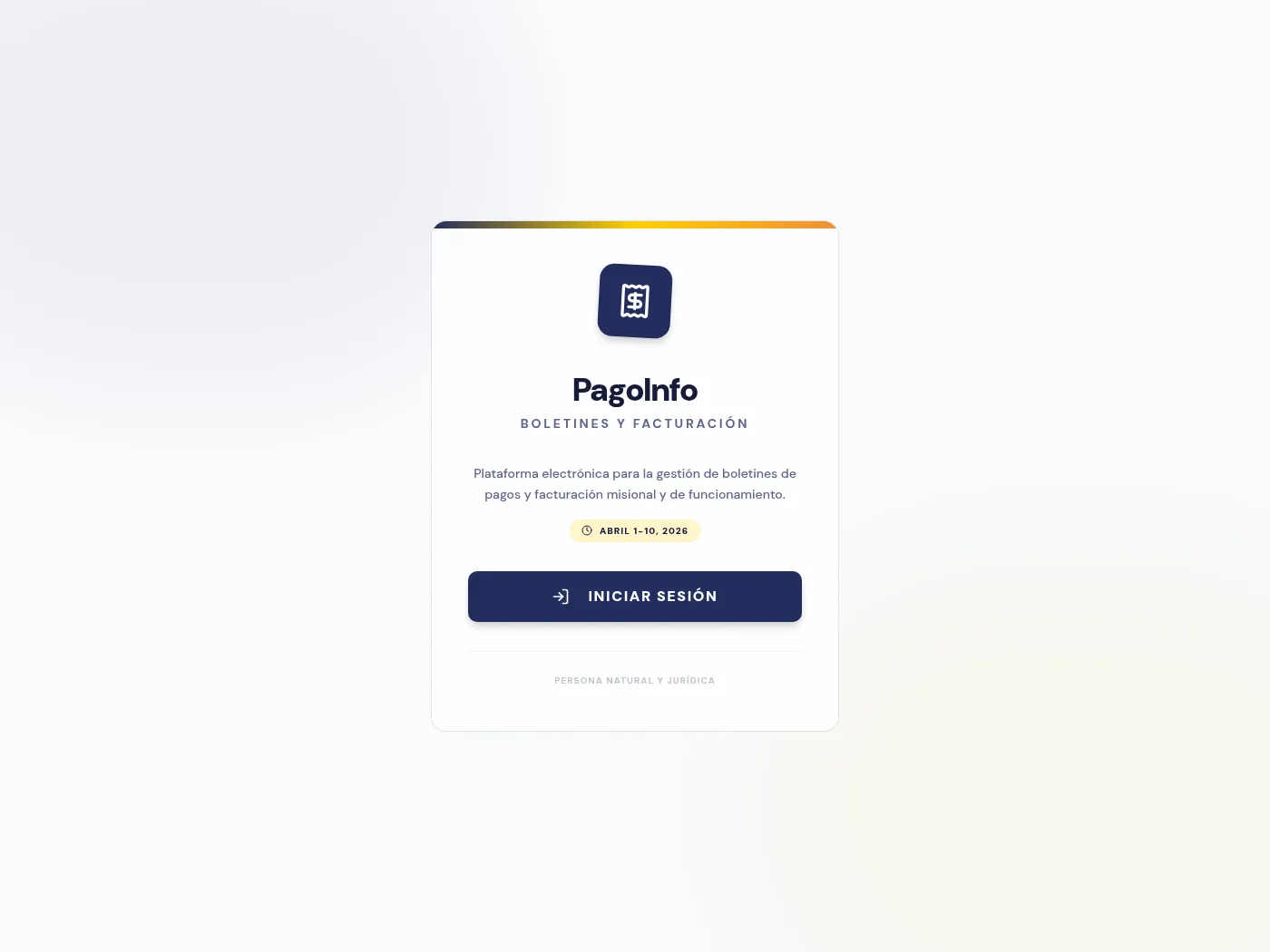PagoInfo Dashboard
