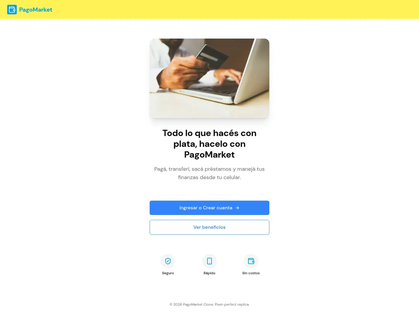 PagoMarket Clone