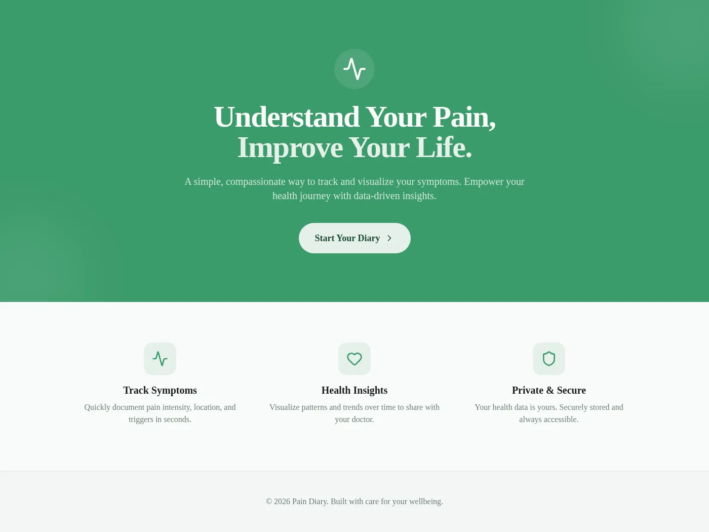 Pain Diary App