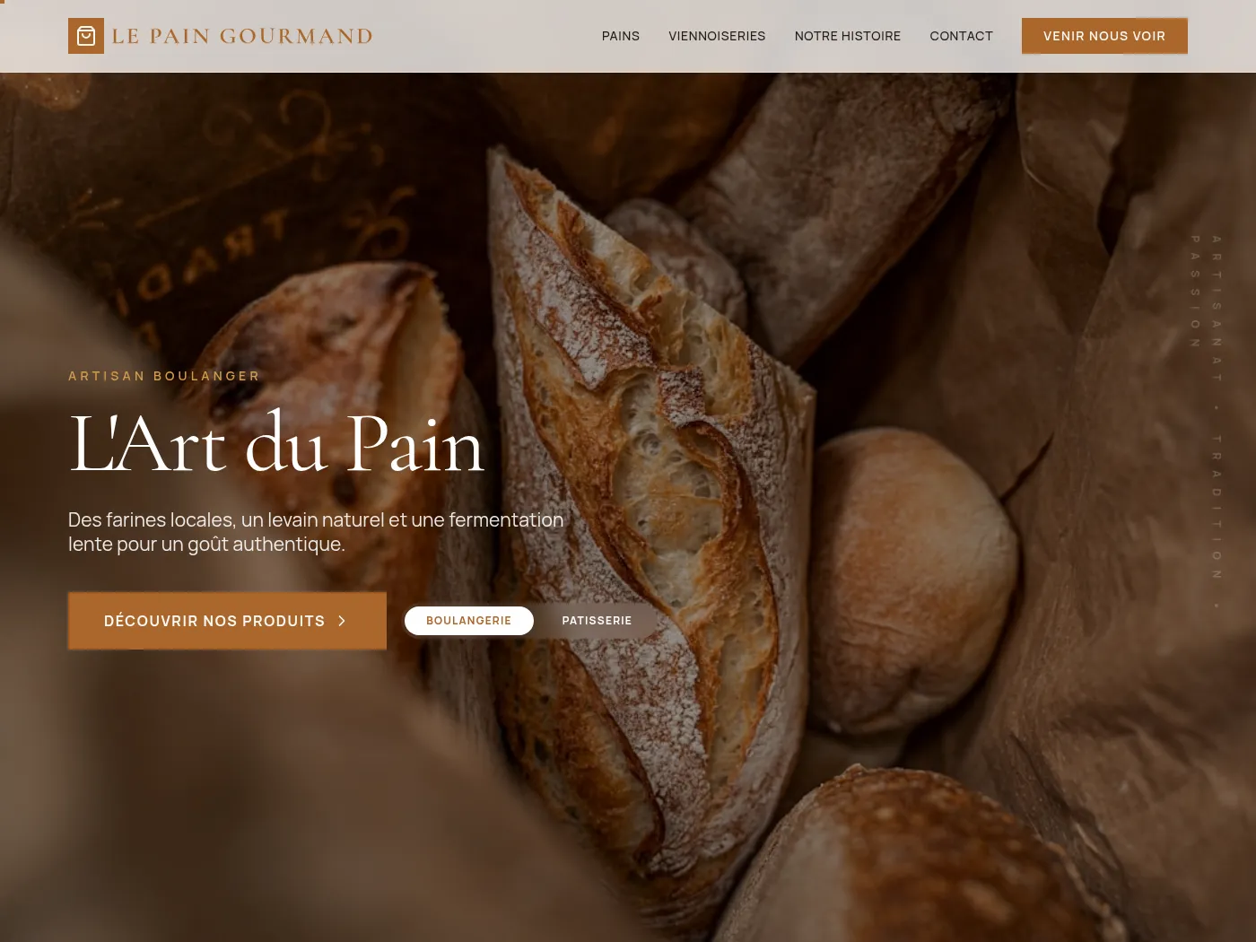 Le Pain Gourmand Site