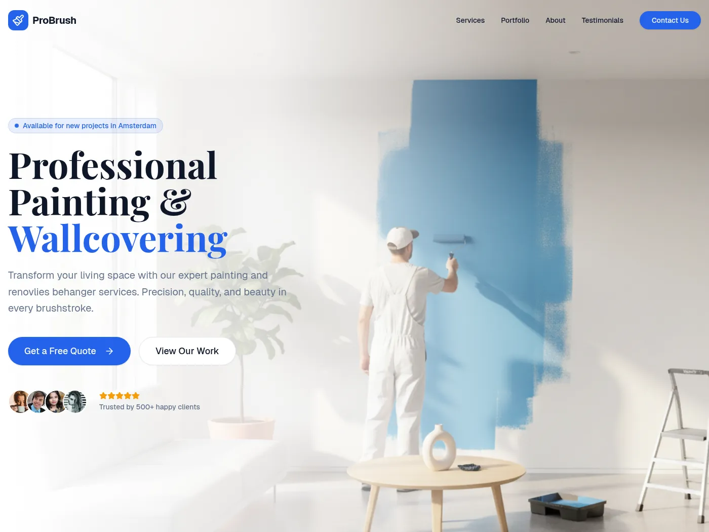 Pro Brush Renovation Site