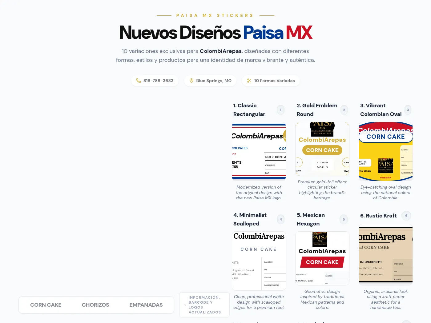 Paisa MX Sticker Designs