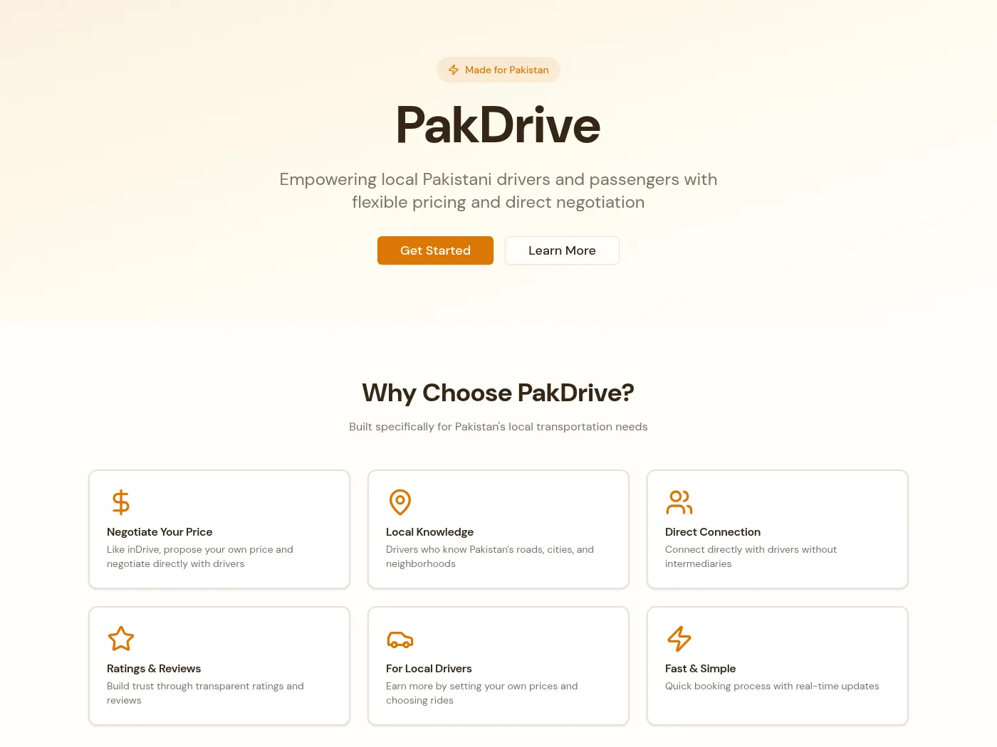 PakDrive Ridesharing