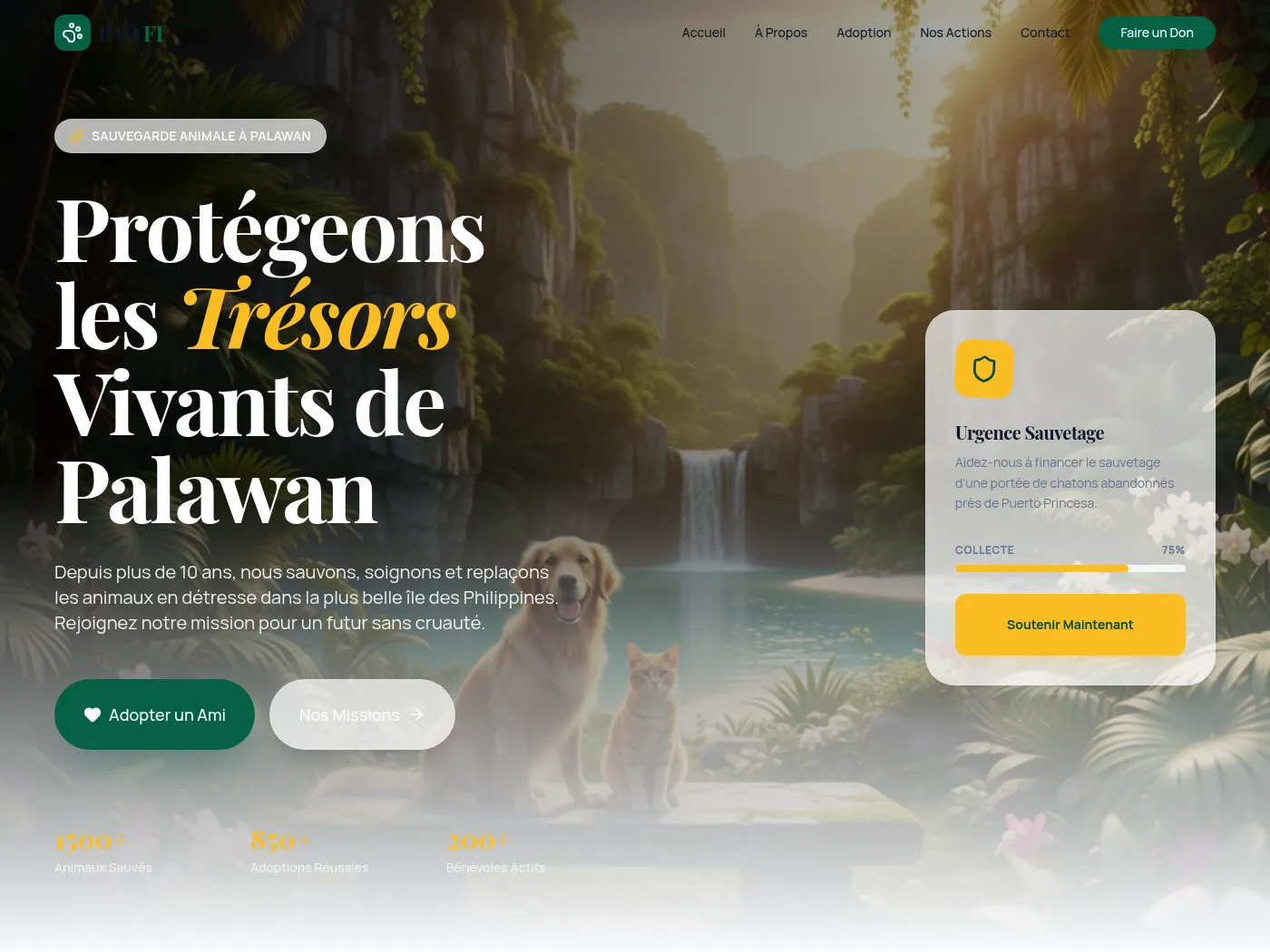 Palawan Animal Foundation Site
