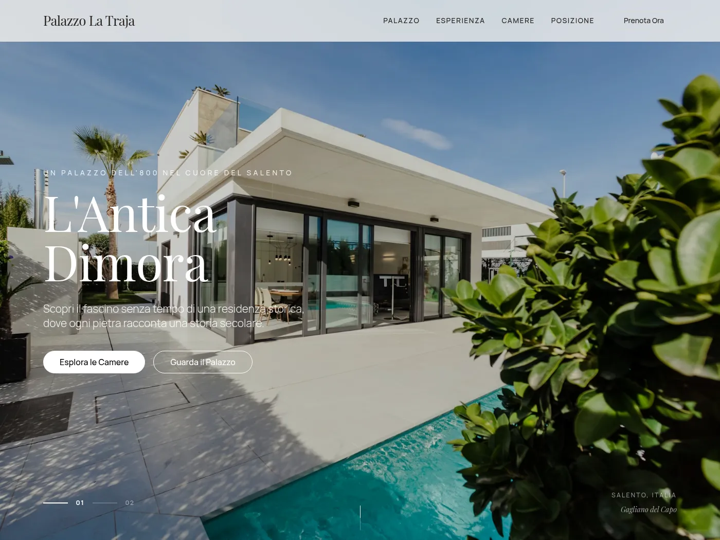 Palazzo La Traja B&B Site