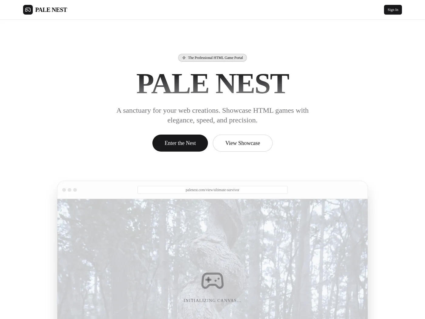 Pale Nest Game Embed