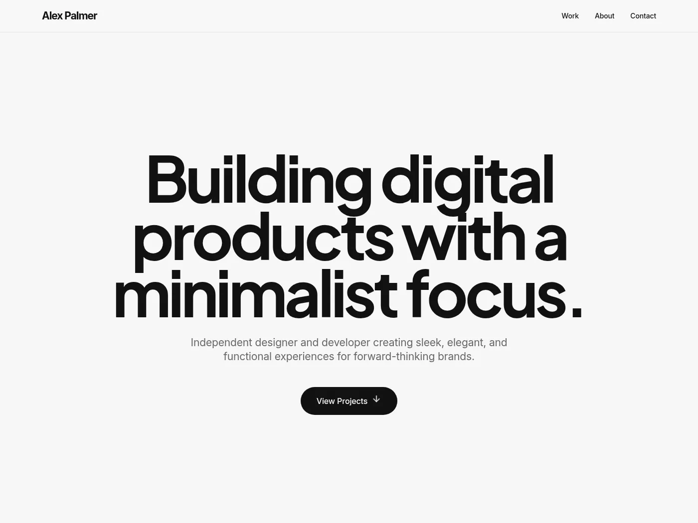 Palmer-Inspired Portfolio