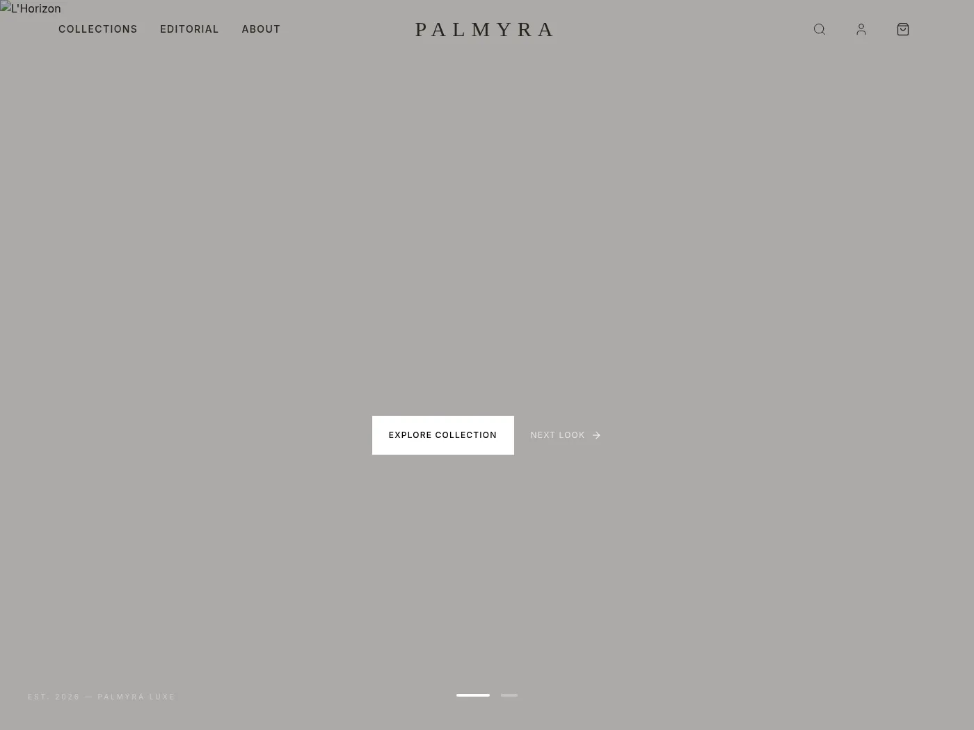 Palmyra Luxe Storefront