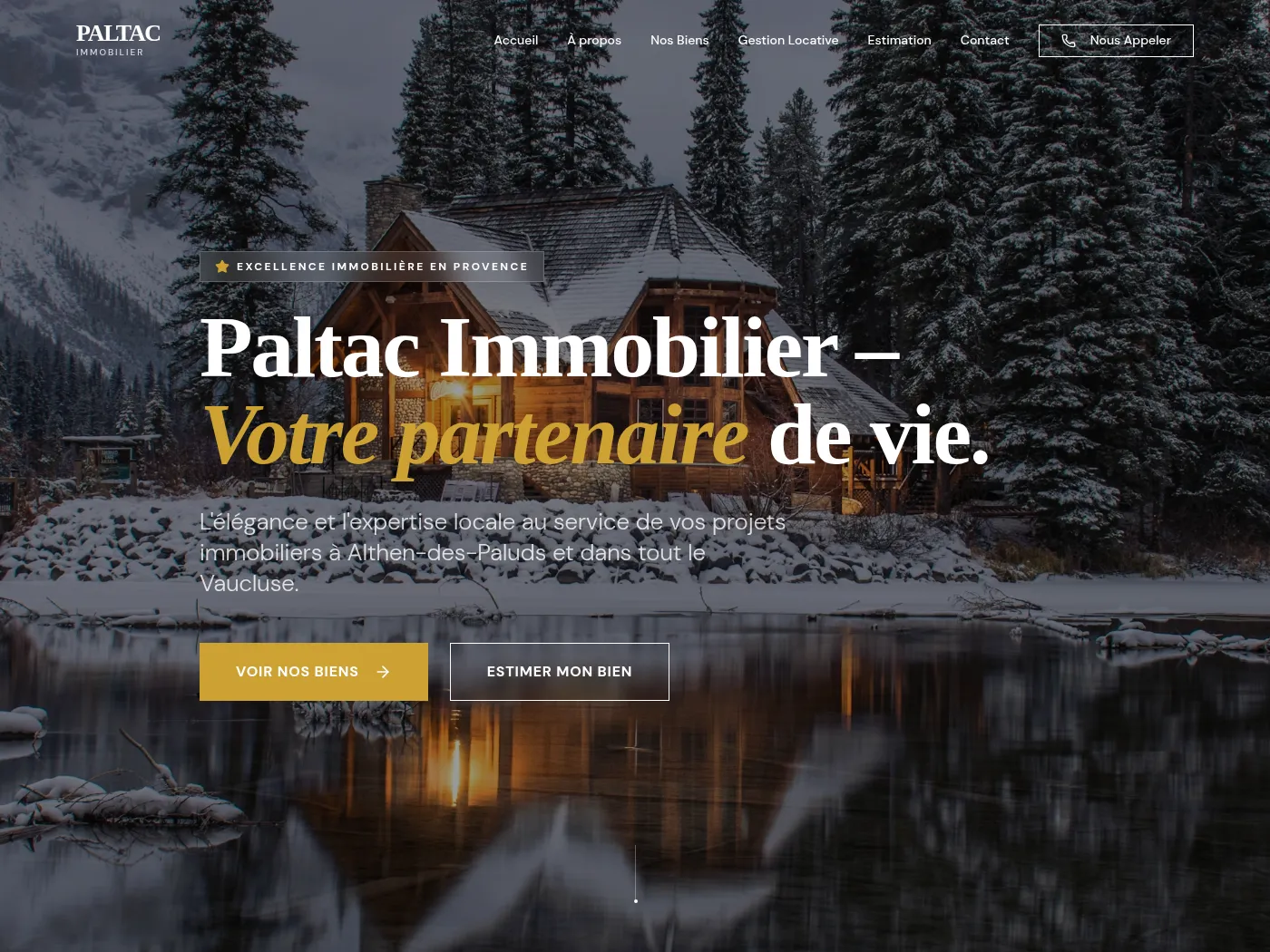Paltac Immobilier Site