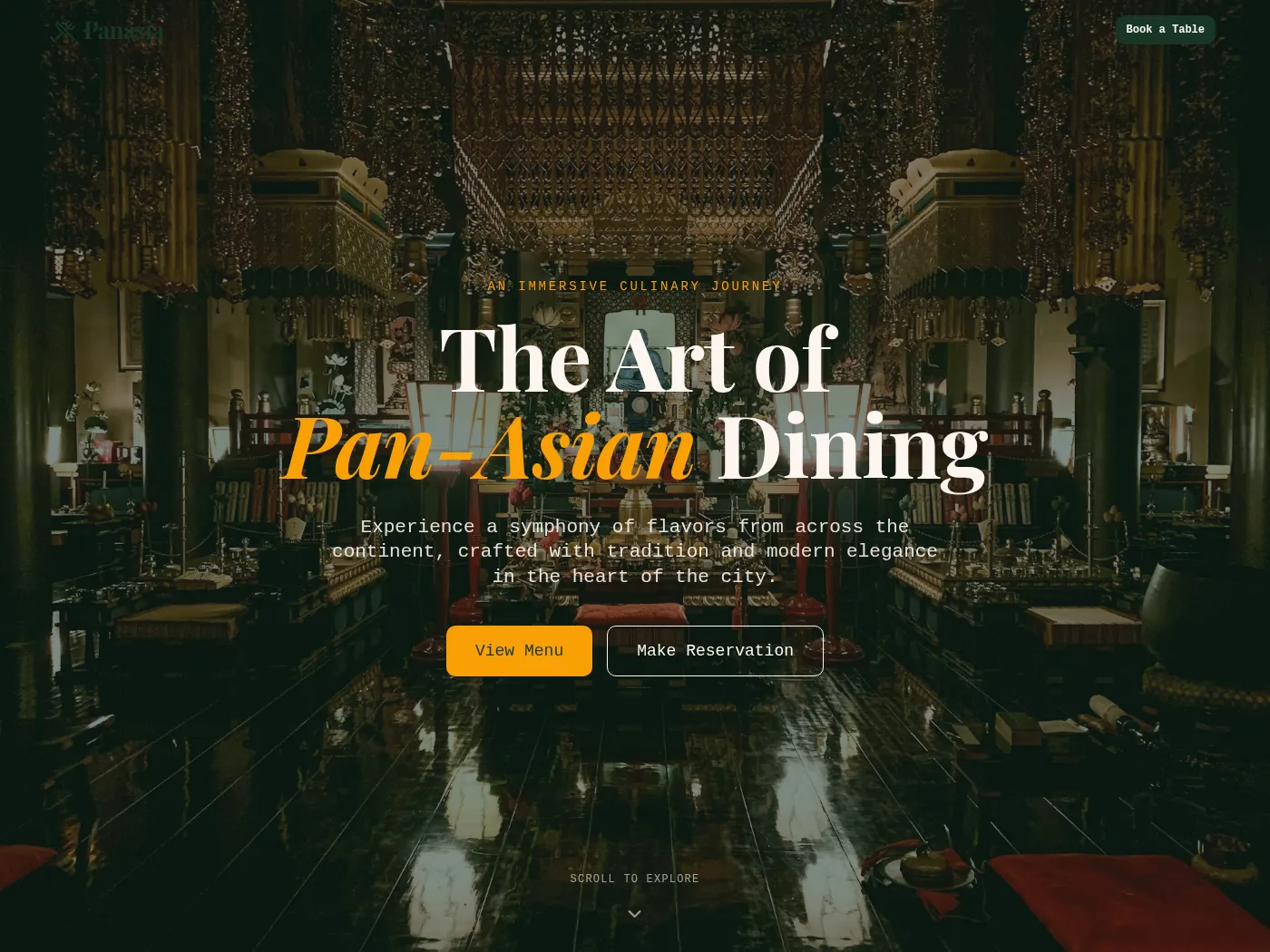 Panasia Restaurant Site