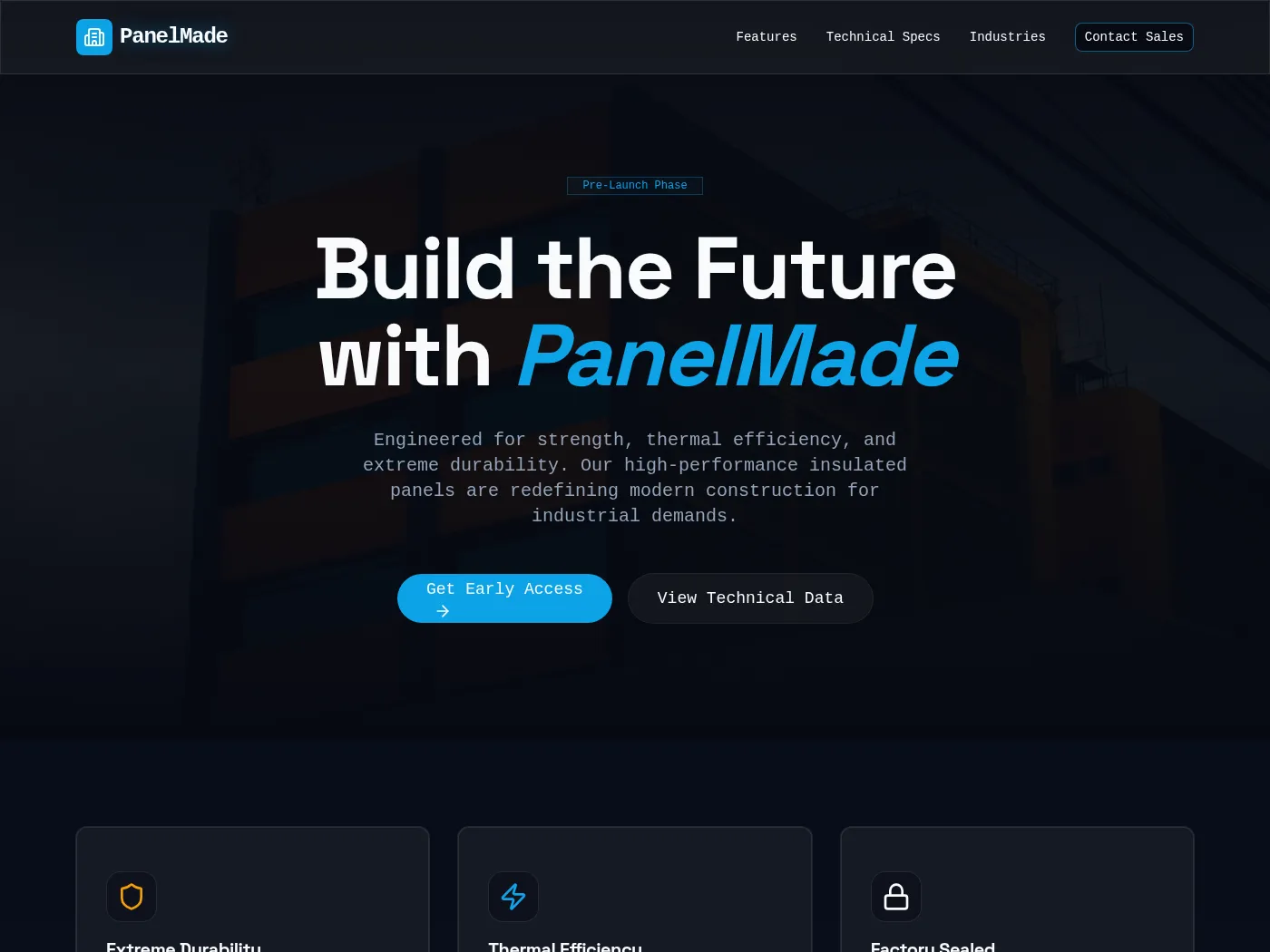 PanelMade Landing Page