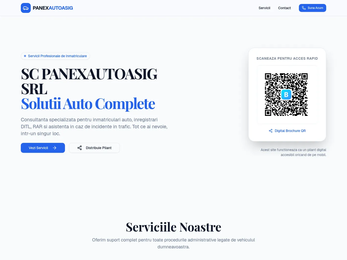 PanexAutoasig Web Brochure