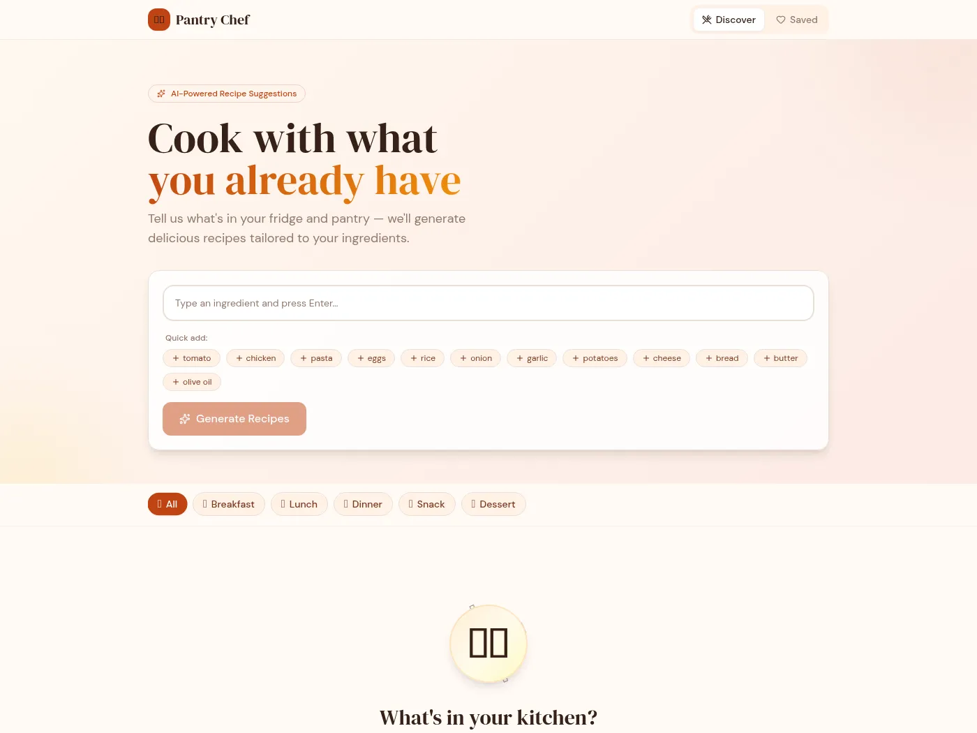 Pantry Chef AI