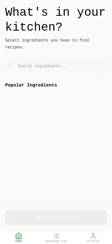 Pantry Chef Mobile