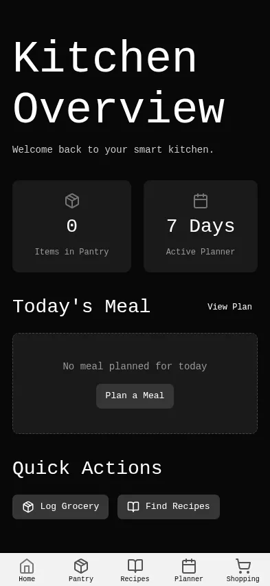 Smart Pantry Planner