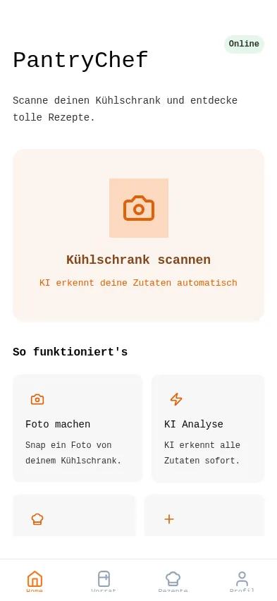 PantryChef MVP App