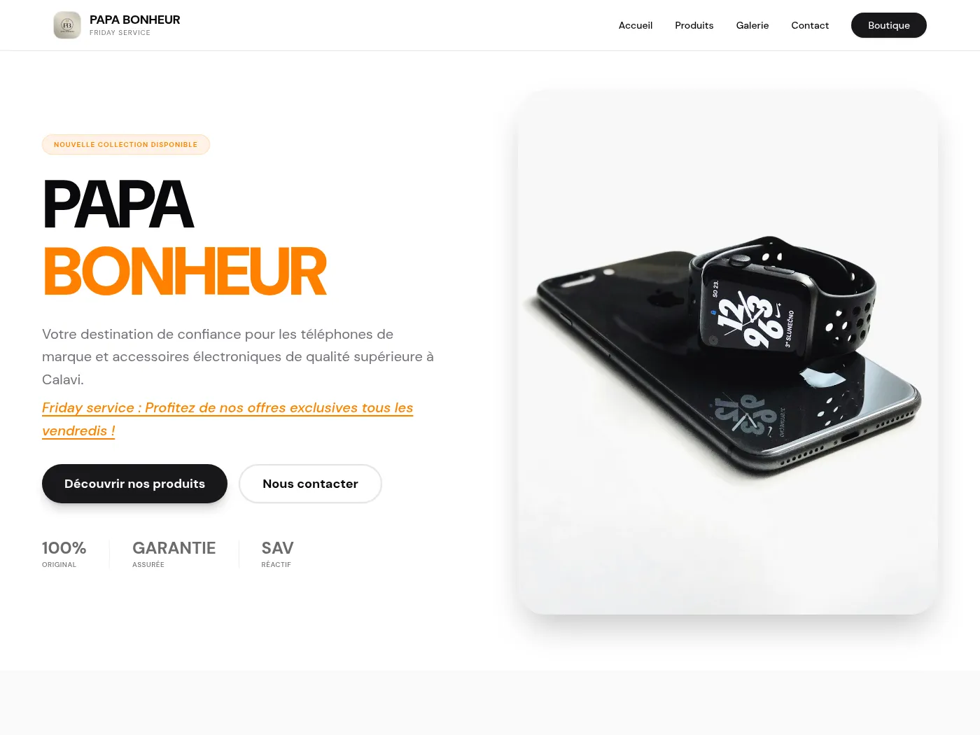 Papa Bonheur Site Refresh