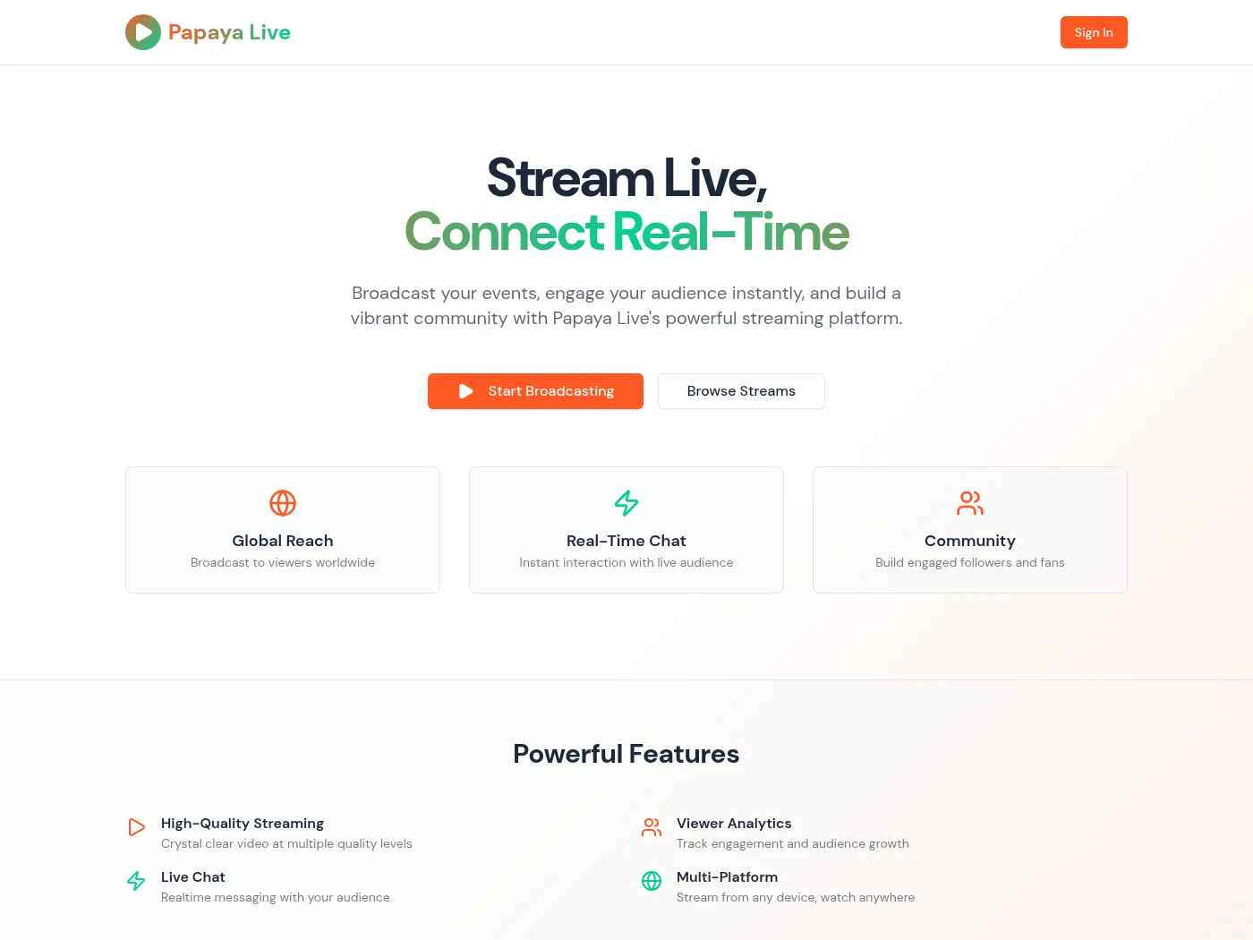 Papaya Live